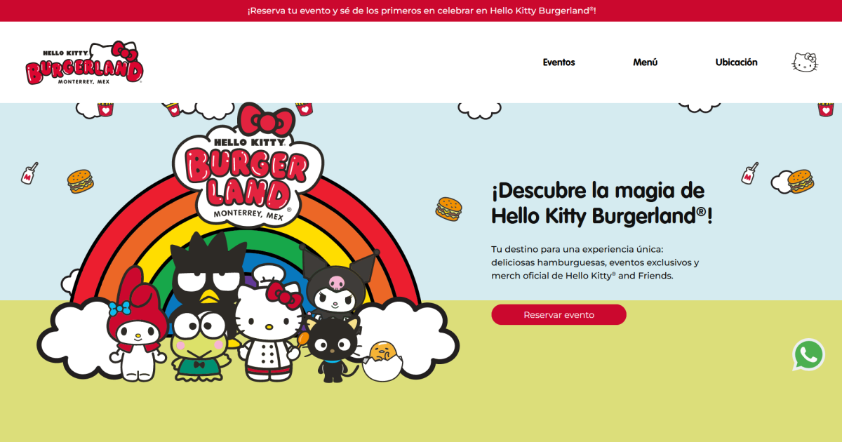 ¡Descubre la magia de Hello Kitty Burgerland®!